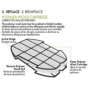 Pennington Aquagarden , Pond Filter for Ponds , Foam Filter Set , Polymer Wool Filter Pads , Pond Maintenance Kit , Suitable for Inpond 5 in 1 600 Gallon Model, White, Large (Fit 600)