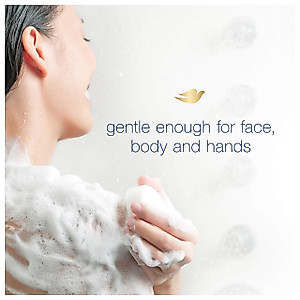 Dove Beauty Bar Gently Cleanses and Nourishes Sensitive Skin Effectively Washes Away Bacteria While Nourishing Your Skin, 3.75 oz (Pack of 16)