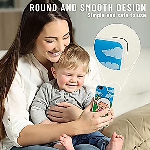 CLODEGS Kids Phone Toy, Cute Baby Toys, 8 Interactive Modes, Educational Learning Toy Phone, Musical with Light Up Features, Gift for Toddler Boy and Girl