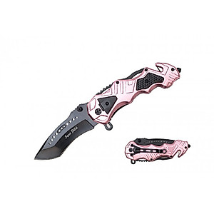 Wartech YC-S-7006-PK Spring Assisted Rescue Knife