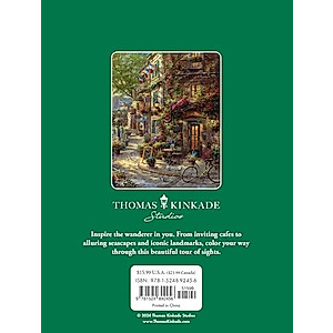 Thomas Kinkade Studios Inspired Destinations: A Coloring Book for Travelers