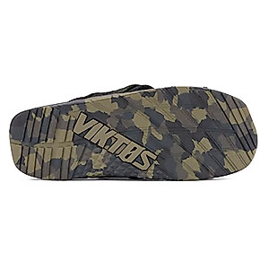 VIKTOS Men's Lightweight Outdoor Open Toe Athletic Anti-Slip Custom Fit Ruck Recovery MC Slide Sandals, Multicam Black, 10