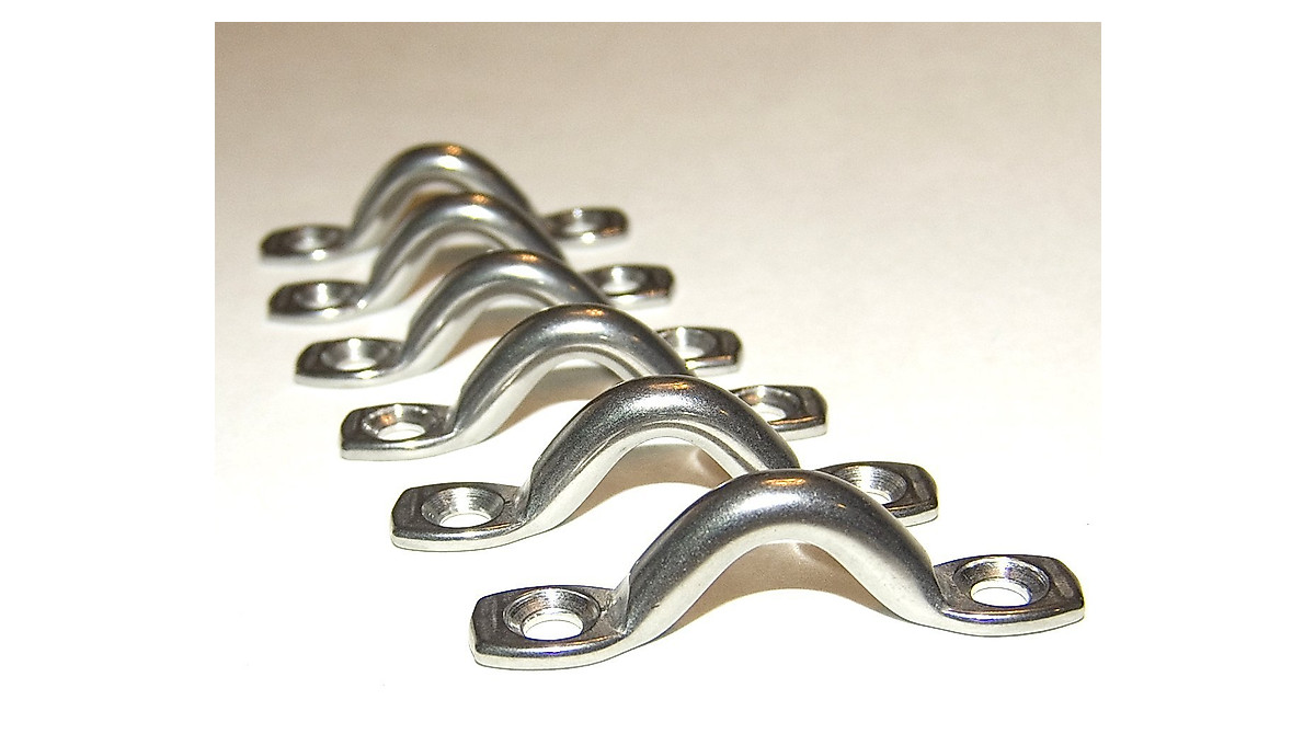 Deck Loop, Pad Eye, Kayak, Canoe, 316 Stainless Steel 6 Piece Set N.W ...