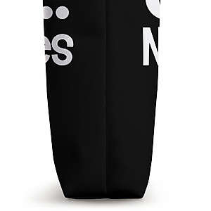 Shhh No One Cares Funny Saying Novelty Sarcastic Graphic Tote Bag