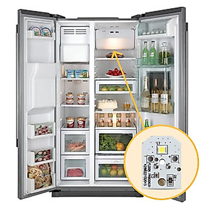 WR55X11132 WR55X25754 Refrigerator Light Bulb Replacement for GE Refrigerator, Fit PS4704284 3033142 EAP12172918 WR55X30602 WR55X26486 AP6261806 (Cover Not Included)