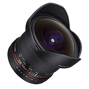 Samyang 12mm F2.8 Ultra Wide Fisheye Lens for Nikon DSLR Cameras - Full Frame Compatible