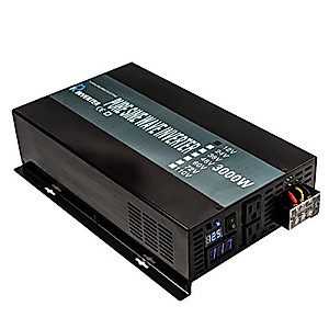 WZRELB Reliable 3000W Pure Sine Wave Solar Power Inverter 48V 120V Off Grid DC to AC Power Converter Generator Home Power Backup