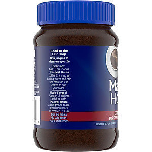 Maxwell House Original Roast Instant Coffee, 150g/5.3 oz., (Pack of 12) {Imported from Canada}