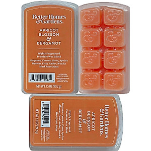 Better Homes & Gardens. Apricot Blossom and Bergamot 3.5oz Scented Wax Cubes 3-Pack
