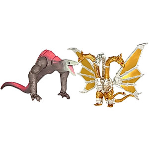 TwCare Set of 10 Godzilla vs Kong Dinosaur Dragon Toys Movable Joint Action Figures, King of The Monsters Shin Ultima Gamera Mecha MechaGodzilla Ghidorah Skull Crawler Destoroyah Cake Toppers Pack