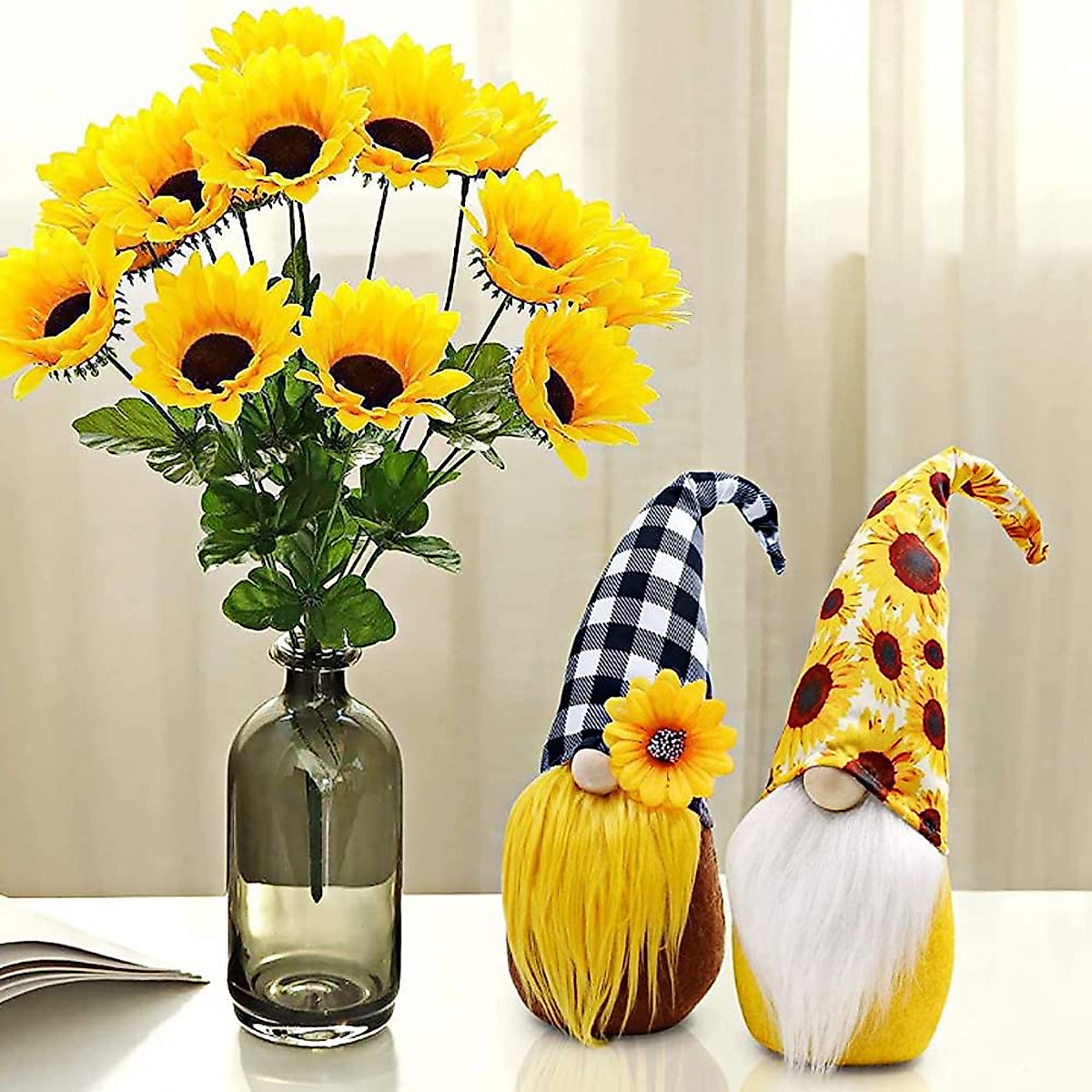 ivolks Sunflower Doll Gnomes Plush Pack of 2-Piece