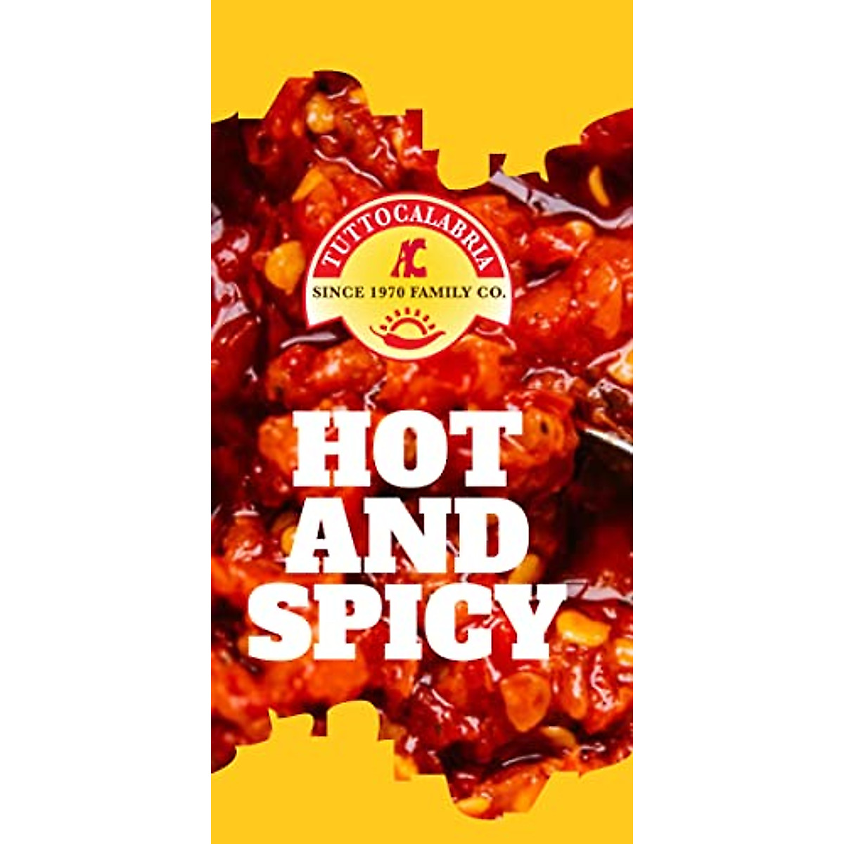 Crushed Calabrian Chili Pepper, Paste/Spread/Sauce, Hot, Savory, Delicious, TuttoCalabria,10 oz, (285g)