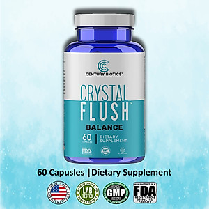 Crystal Flush Balance Feet Fungus Dietary Supplement Capsules Toenail Fungus Treatment - Nail Fungus Treatment For Toenail - Foot Repair Extra strength – Toe Nail Renewal - 60 Capsules