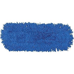 Rubbermaid Commercial Products Twisted Loop Dirt Mop Head Replacement, 24-Inch, Blue, Protective Fibers to Avoid Dirt, Wet Mop For Floor Cleaning Office/School/Stadium/Lobby/Restaurant