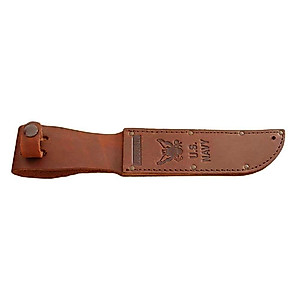 Full-size Brown Leather USN Sheath