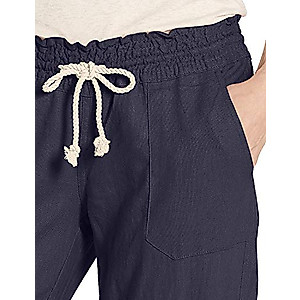 Roxy Women's Oceanside Pant, Mood Indigo, XL