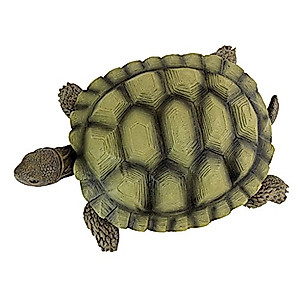 Design Toscano QM1887611 Gilbert The Box Turtle Garden Decor Animal Statue, 9 Inch, Single, Full Color