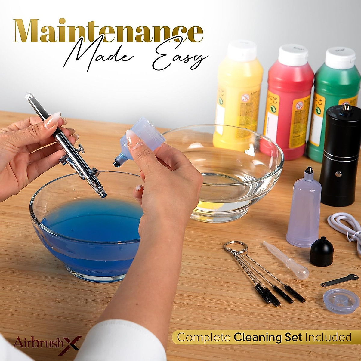 Air Brush Kit with Air Compressor, Barber Airbrush Kit, Airbrush for Nails, Airbrush Makeup, Air Brush Painting Set, Airbrush Compressor, Airbrush Gun, Nail Airbrush Machine, Air Brush for Nails.