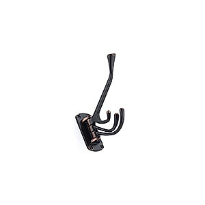 Richelieu Hardware 76464BAG Nystrom Triple Utility Swivel Hook, Brushed Oil-Rubbed Bronze