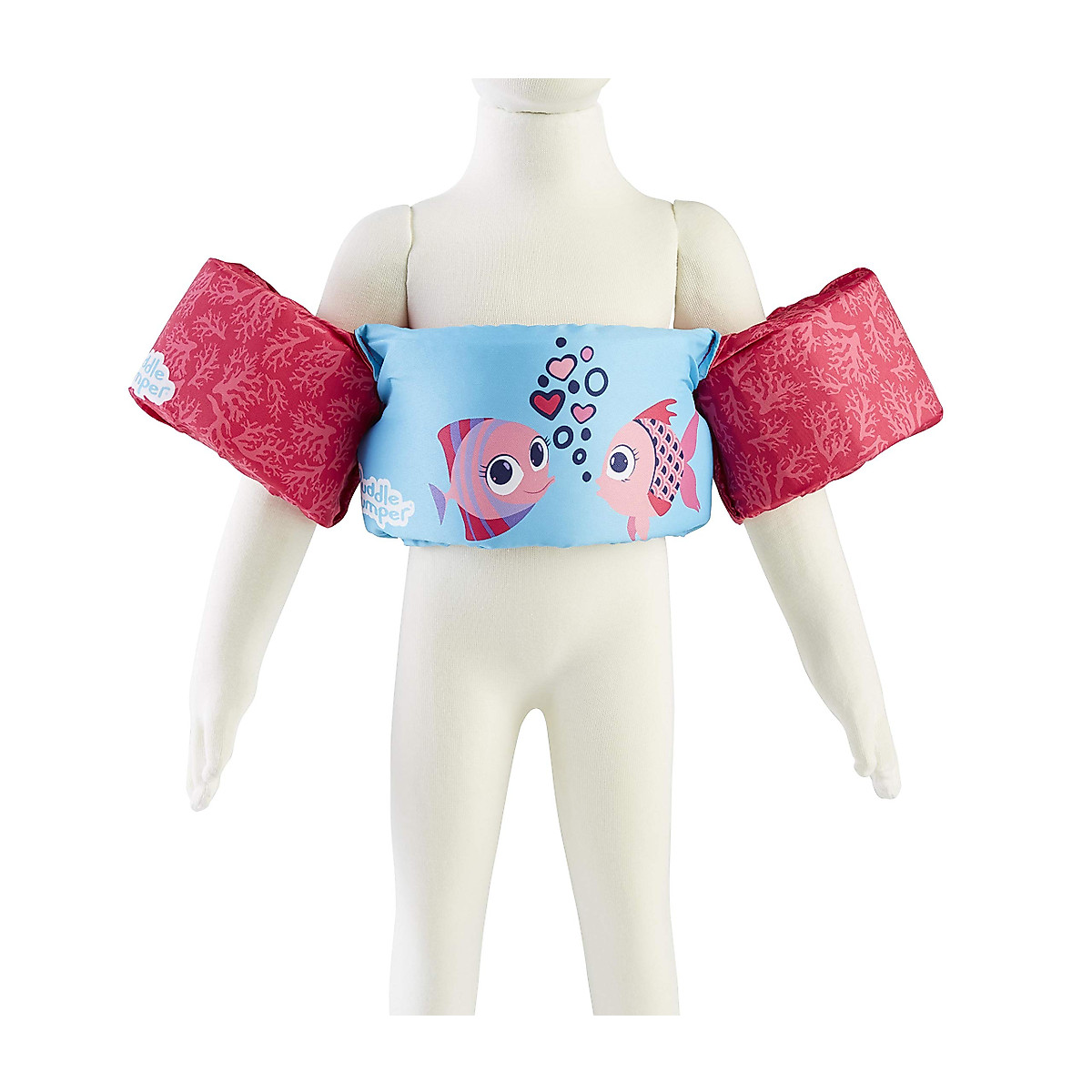 Stearns Original Puddle Jumper Kids Life Jacket | Life Vest for Children, Coral Fish, 30-50 Pounds