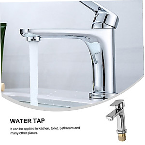 Veemoon 1pc Wash Basin Faucets Water Faucet Outdoor Holiday Clothespins Waterfall Faucet Bathtub Faucet Single Hole Faucet Outdoor Faucets Kitchen Sink Faucet Handle Copper Hot and Cold