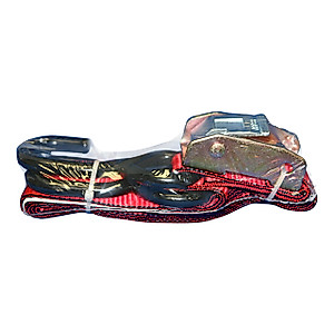 Everest Premium Cambuckle Straps – 1 PK – 1 IN – 15 FT – 500 LBS Working Load – 1500 LBS Break Strength – Ratchet Tie Down Alternative – Cargo Straps Perfect for Moving Appliances, Lawn Equipment and Motorcycles