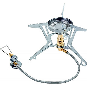 SOTO Fusion Trek Stove, Butane, Wind Resistant, Micro Regulator, 3 Legs, 3260 Energy Output, 16.9x5.5x3.9in, 6.4oz, Metal, Japan