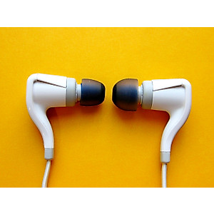 12pcs (BMF-B)- S/M/L Premium Memory Foam and Round Replacement Earbuds Ear Tips Compatible with Plantronics Backbeat Go 3 and Go 2 Wireless in Ear Earphones Headphones