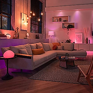 Philips Hue White & Color Ambiance LED Smart GU10 Bulb, Bluetooth & Zigbee Compatible (Hue Hub Optional), Voice Activated with Alexa, 1 Bulb