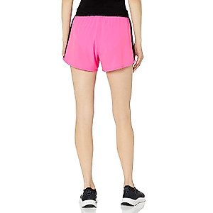 Amazon Essentials Women's 4" Stretch Woven Running Short, Black, Large