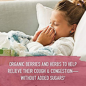 Garden of Life Elderberry Zinc Immune Support for Kids, mykind Organics Kids Cough & Mucus Immune Syrup with Ivy Leaf, Vitamin C and Echinacea for Children, Alcohol Free, No Added Sugars, 3.92 fl oz