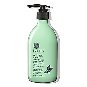 Luseta Tea Tree and Mint Conditioner Cleaning & Smoothing, Anti-Dandruff Conditioner 16.9 Oz, Sulfate Free & Paraben Free