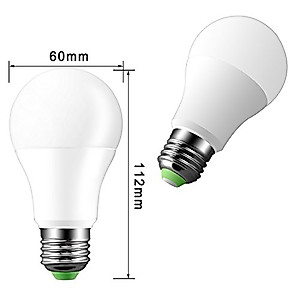 Droiee Dimmable E26 LED Light Bulb, RGB Bulb 6W with 16 Color Changing Modes for Christmas, Party etc with Remote Control