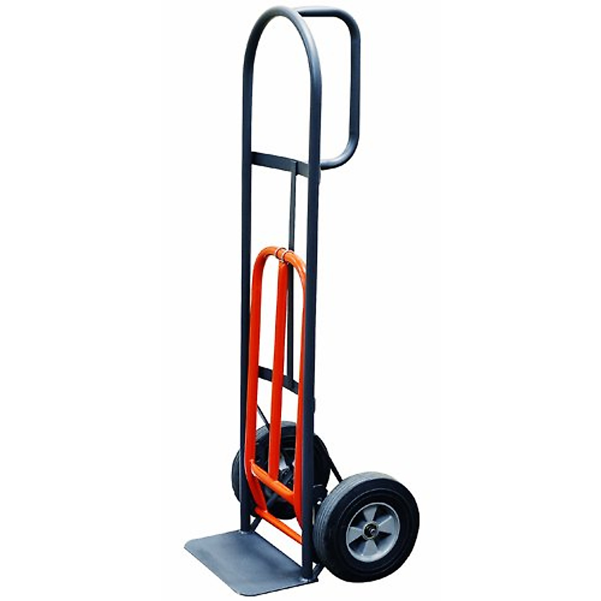 Milwaukee Hand Trucks 47515S D-Handle Truck with 10-Inch Solid Puncture Proof Tires and Nose Plate Extension