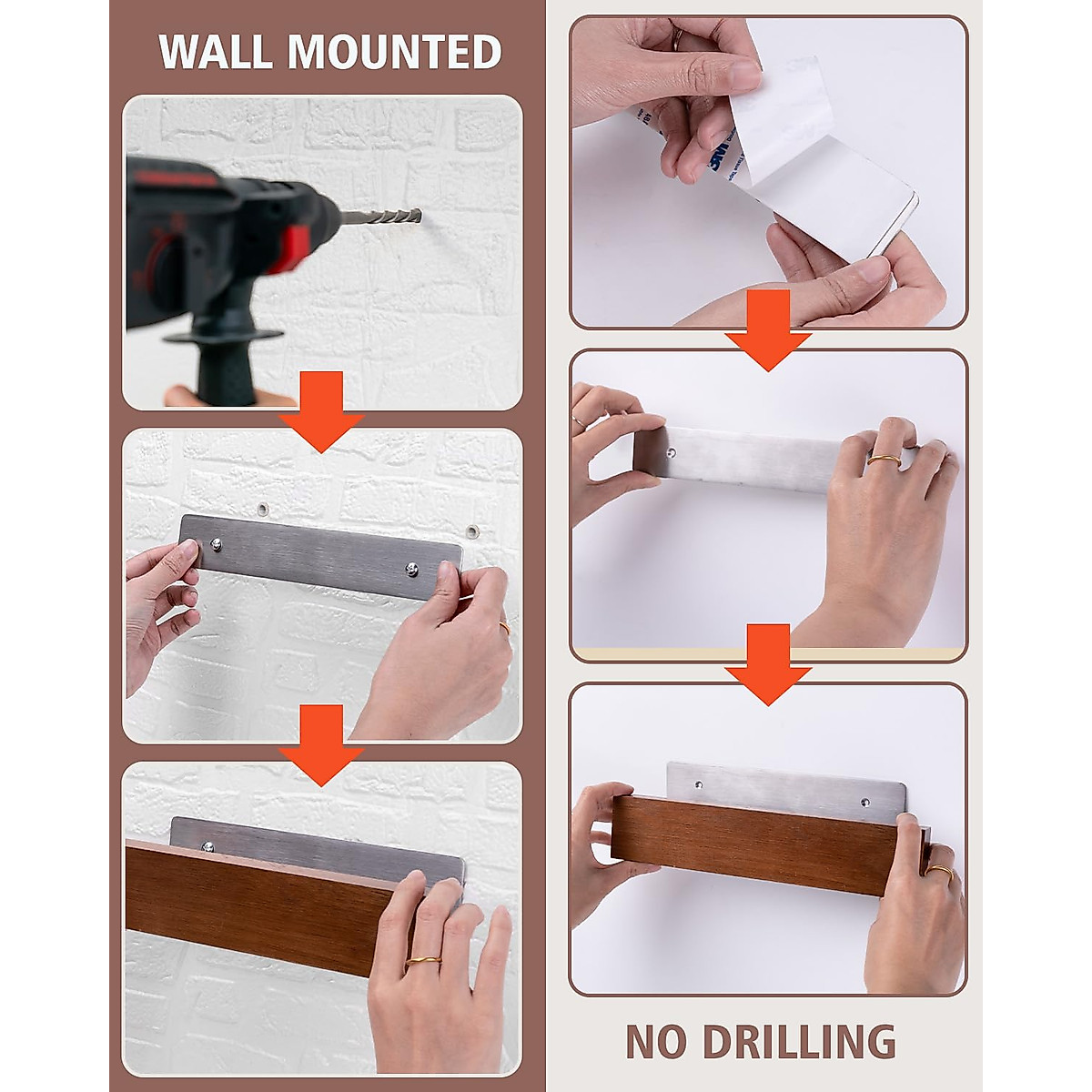 Magnetic Knife Holder 1 Pcs 16In Premium Acacia Wood Magnetic Knife Strip Heavy Duty Magnet Strip for Knives