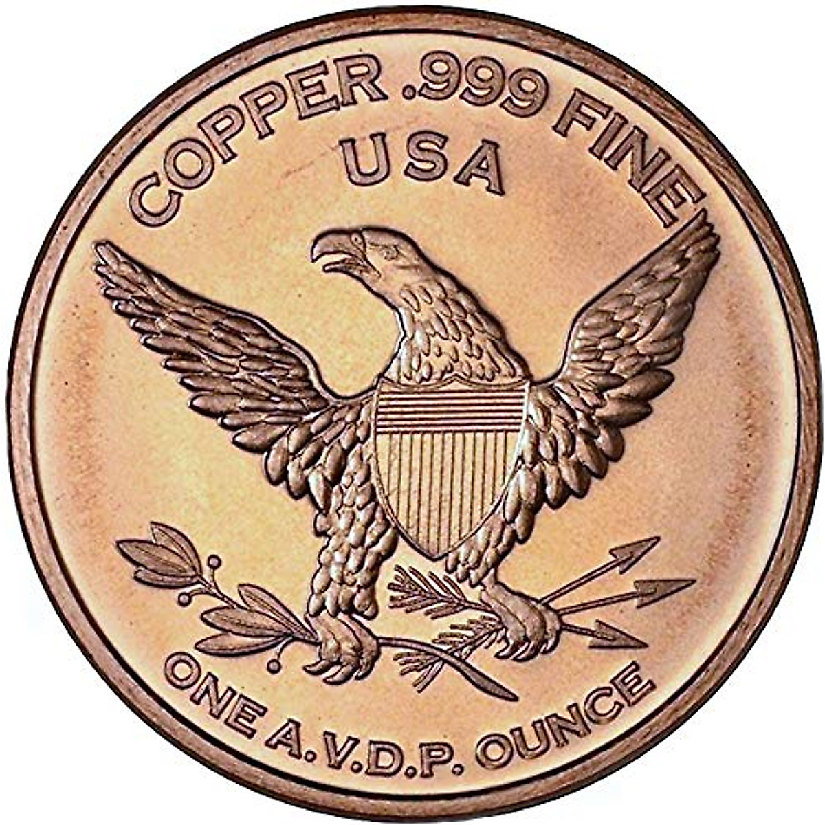 Private Mint 1 oz .999 Pure Copper Round/Challenge Coin (M-16 Rifle)