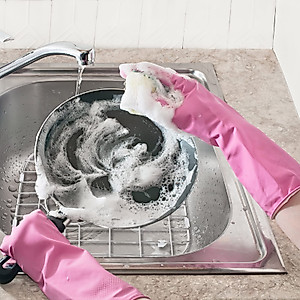 Romooa 40 Pieces Hard Rubber Feet for Sink Grid Sink Protecter Rubber Grid Kitchen Sink Wire Protective Rack Feet Grate Rubber Wire Bumper Replacement Protector Parts for Kitchen Rack (White)