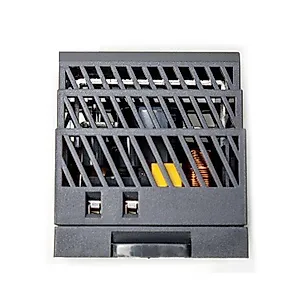 TorqCali HDR-60-15 60W DIN Rail Power Supply 15V Constant Current, Slim Design for Industrial Automation, Building Management, and Machine Control