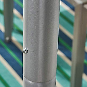 Christopher Knight Home Gladys Outdoor 11.5' x 11.5' Modern Gazebo Canopy, Teal and Silver