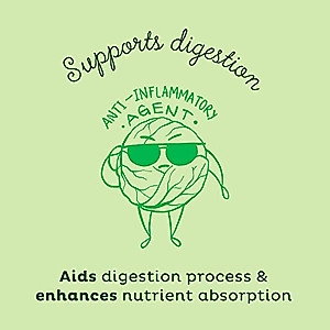 KOS USDA Organic Super Greens Powder - Plant Based Algae Superfood Blend with Spirulina, Chlorella & Wheatgrass - Keto, Vegan, Daily Green Juice Smoothie Drink - Green Apple Sorbet Flavor, 28 Servings