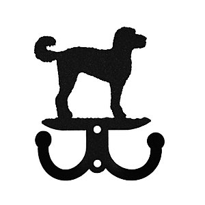 SWEN Products Labradoodle Metal 2 Hook Key Chain Holder Hanger