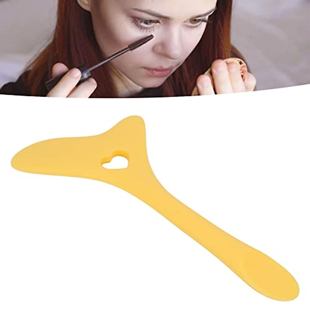 FILFEEL Eyeliner Stencils, Silicone Tip Eyeliner Aid Eyebrow Pencil Stencil, Multifunctional Mascara Eyeliner Drawing Aid Makeup Applicator Tool for Eyeliner, Eyebrow Pencil and