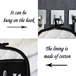 LEVLO Funny Baker Gifts I Bake So I Don't Punch People in The Throat Oven Mitt Cupcake School Graduation Gift (I Bake So I Don't Punch People in The Throat)