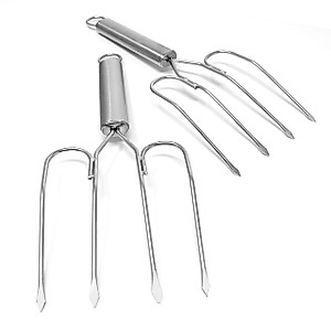 Norpro 2-Piece Stainless Steel Turkey Lifter Tenderizer