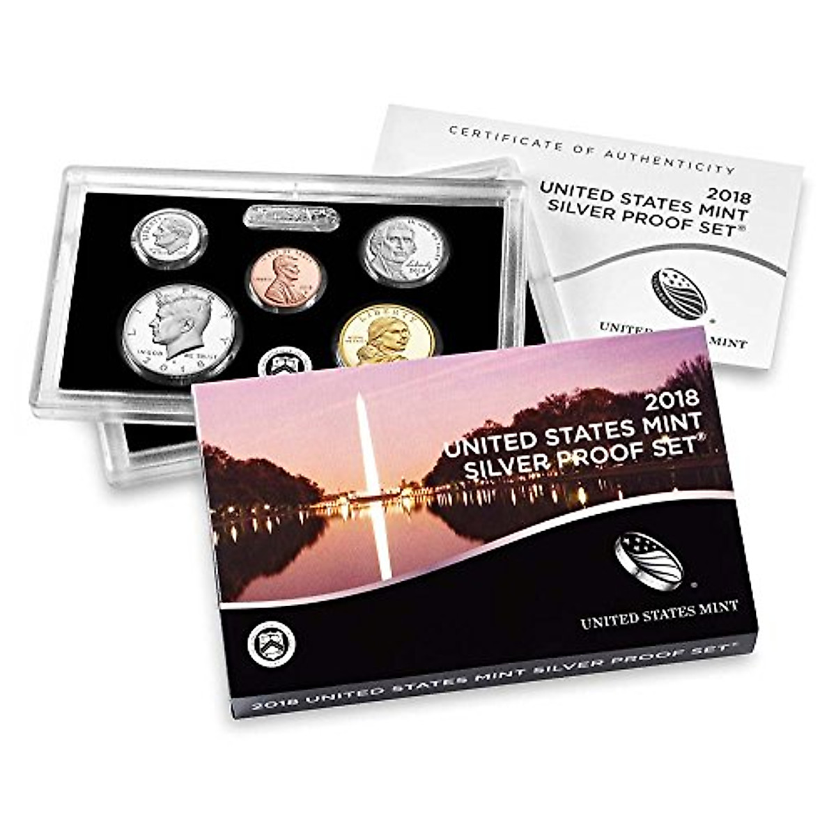 2018 S US Silver Proof Set Beautiful Cameo Finish Proof