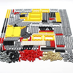KonHaovF 548PCS Liftarm Pins Connector Set for Technic Series Parts Compatible with Major Brand Technic Parts,DIY Assortment Pack(Liftarm,Pins,Axles,Connectors) for Technic Building Blocks Set
