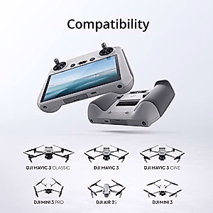 DJI RC - Remote Controller for DJI Mini 3/DJI Mini 3 Pro/DJI Mavic 3 Classic/DJI Mavic 3/DJI Mavic 3 Cine/DJI Air 2S, Lightweight Body, FHD Screen, 4hr Battery, O3+ Transmission