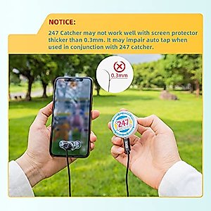 Mcbazel PhotoFast 247 Auto Catcher for Poke mon Go with Auto-tap, Auto Reconnect, Over 1-Hour Connection Function Compatible with iOS & Android