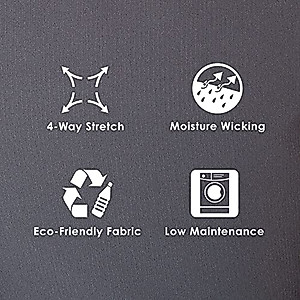 BARCO Skechers Vitality SKP551 Men's Crew Scrub Pant Black L