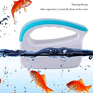 Fish Tank Magnetic Cleaning Brush, Aquarium Double Side Glass Cleaner Fish Tank Glass Seaweed Scraper Cleaner Aquarium Window Cleaning Magnets Brush(M)